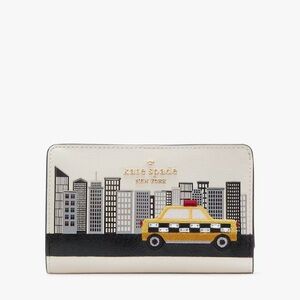 kate spade | Bags | Kate Spade Nyc Big Apple Taxi Medium Slim Bifold ...